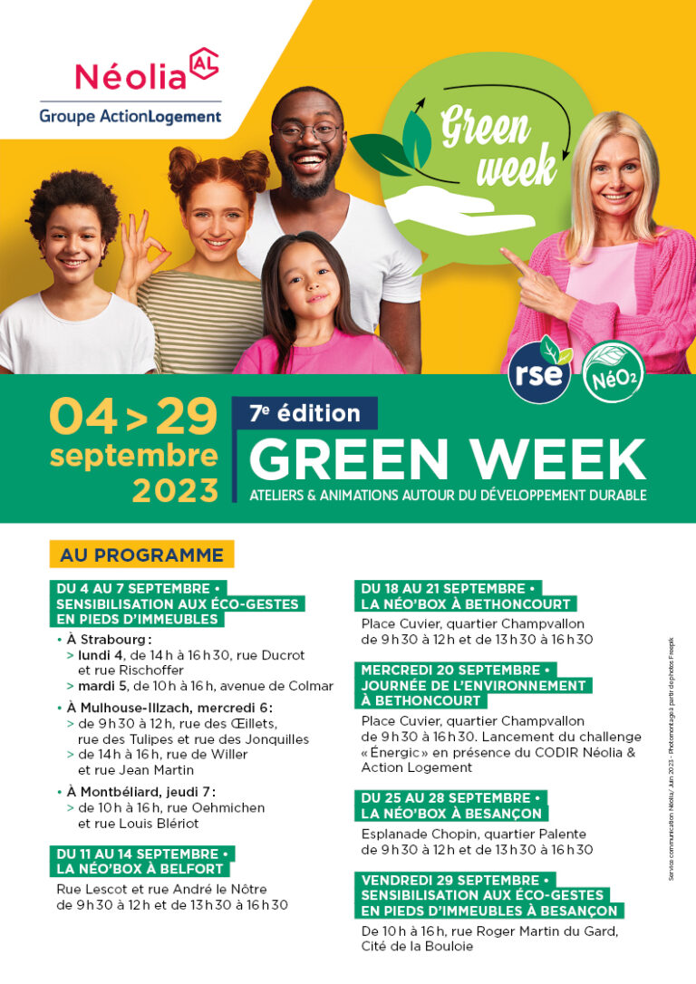 Green Week 2023 : le programme ! - Néolia